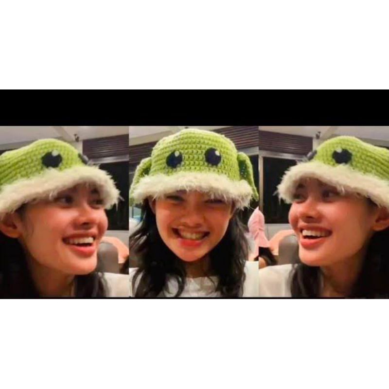Jual CUSTOM crochet YODA bucket HAT | Shopee Indonesia