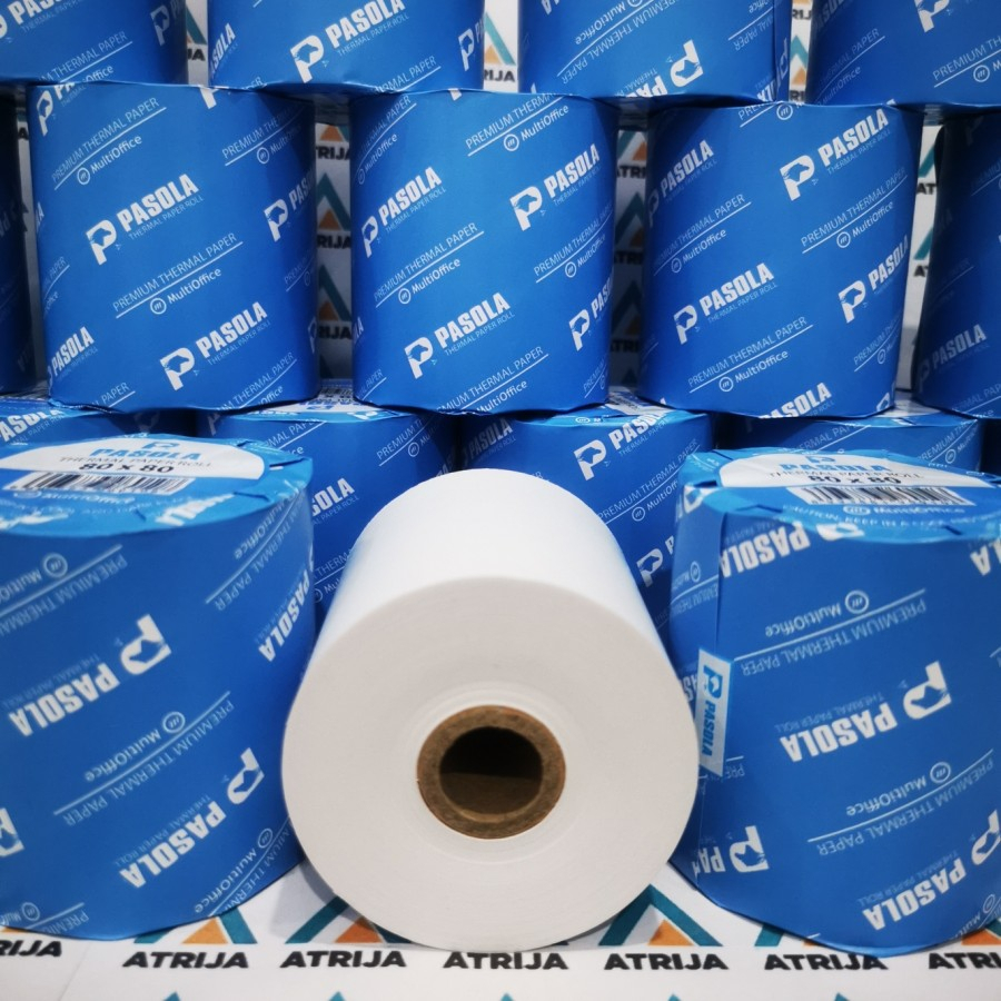 Jual Kertas Thermal Struk Kasir 80 x 80 Pasola . Thermal Paper Roll ...