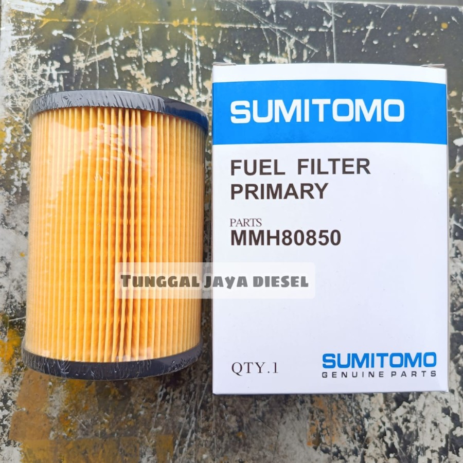 Jual MMH80850 Fuel Filter Saringan Solar Sumitomo SH210-5 SH210-6 ...