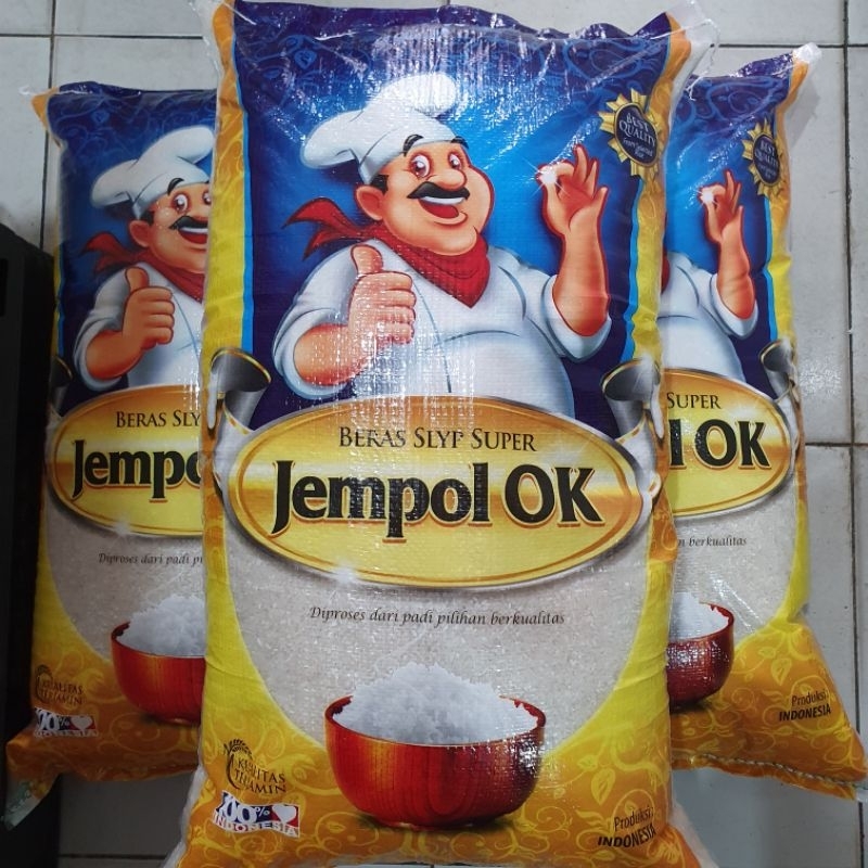 Jual Beras Ramos Cap Jempol OK Slyp Super 20 KG | Shopee Indonesia