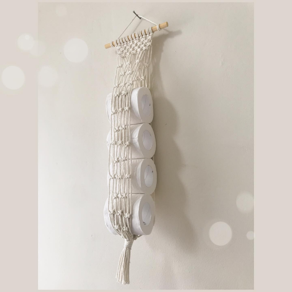 Jual Gantungan Tissue Macrame / Toilet Tissue Holder / Hiasan kamar ...