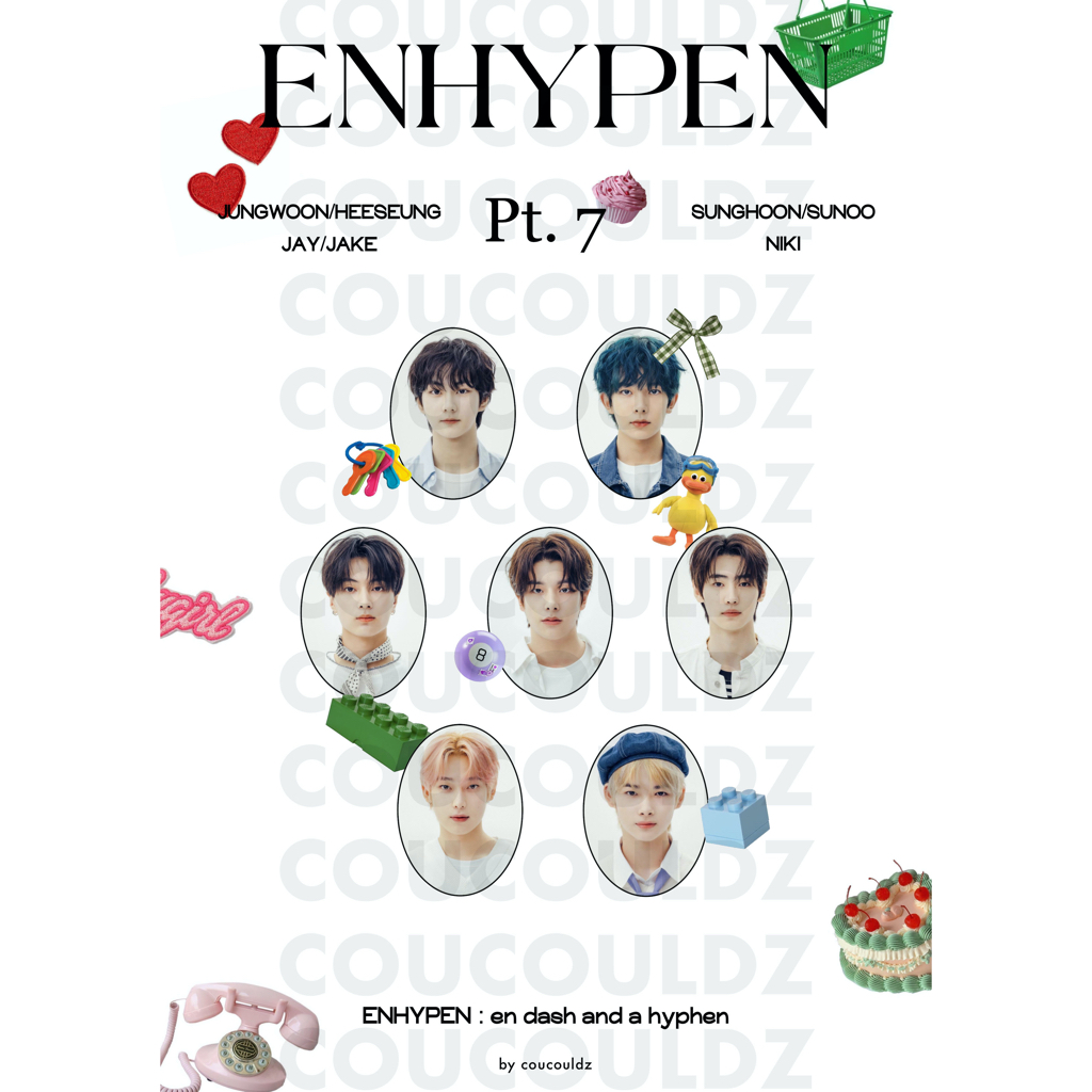 Jual ENHYPEN Artprint Pt.2 Poster by Coucouldz | Shopee Indonesia