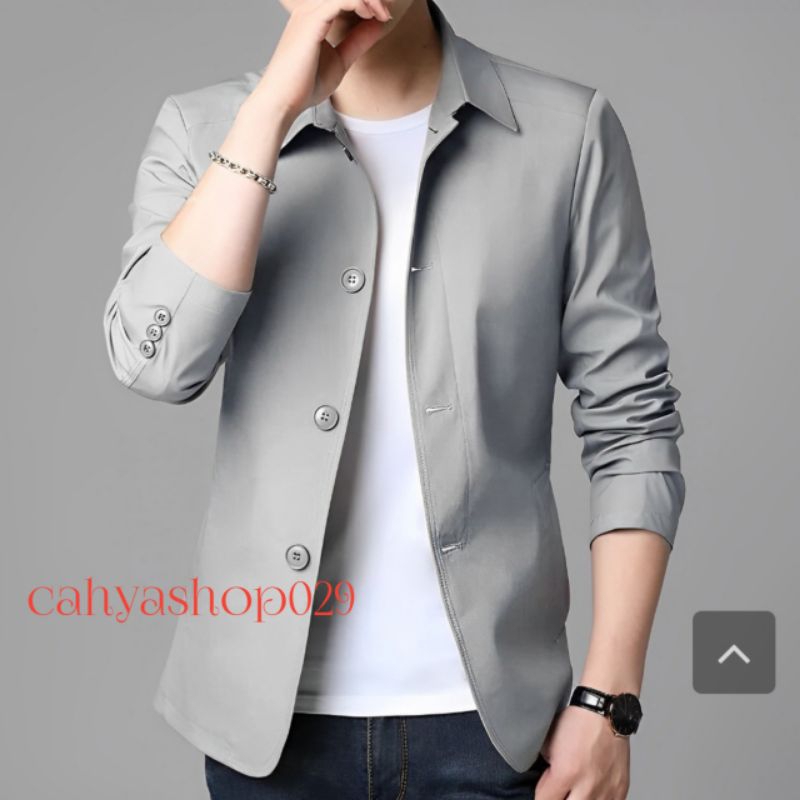 Jual blezer pria, jaket blezer, jasket, jaket cesual pria | Shopee ...