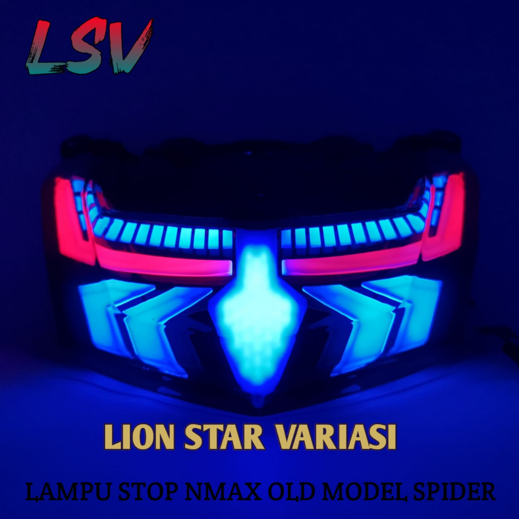 Jual Lampu Stop LED Yamaha Nmax Old Model Spider-Man Stoplamp LED Nmax ...