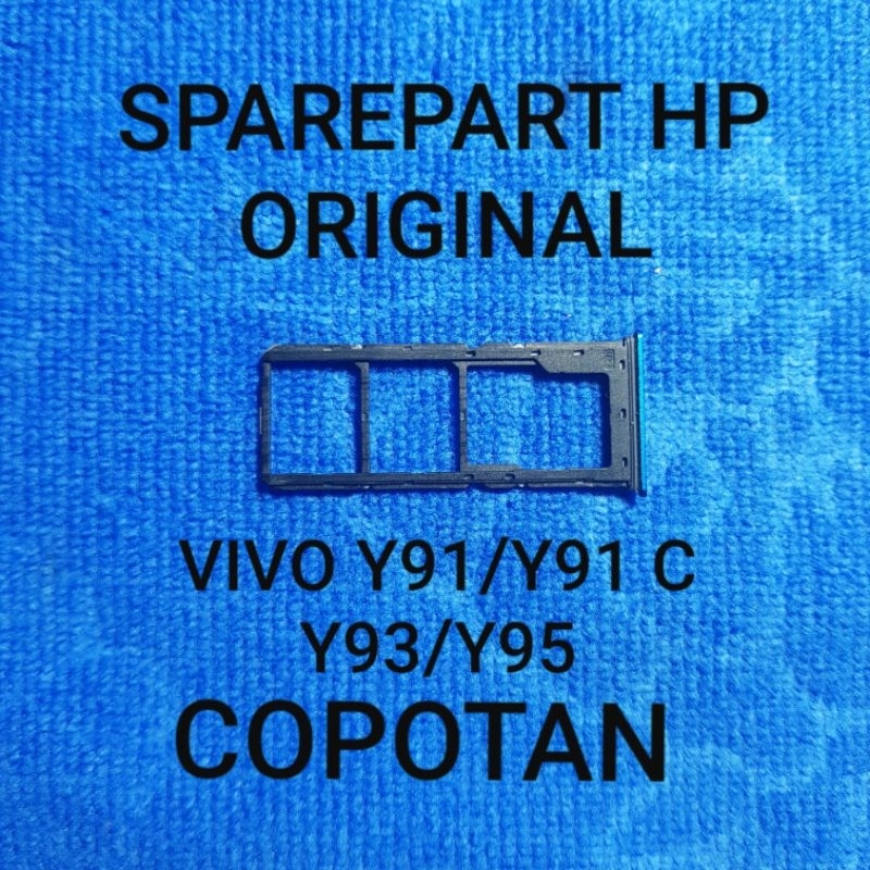 Jual SIMTRAY TEMPAT KARTU SIM VIVO Y91 / Y91C / Y93 / Y95 ORIGINAL ...