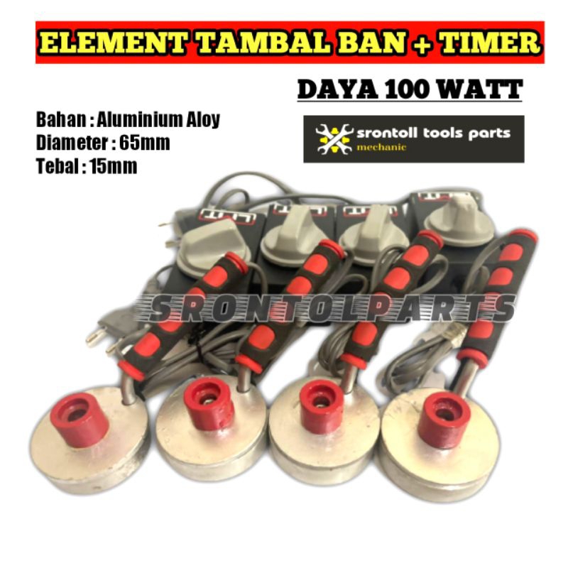 Jual Element elemen pemanas tambal ban listrik + timer alat tambal ban ...