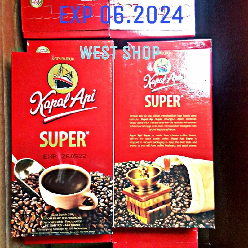 Jual Kopi Kapal Api Super 250gr x 2 pack | Shopee Indonesia