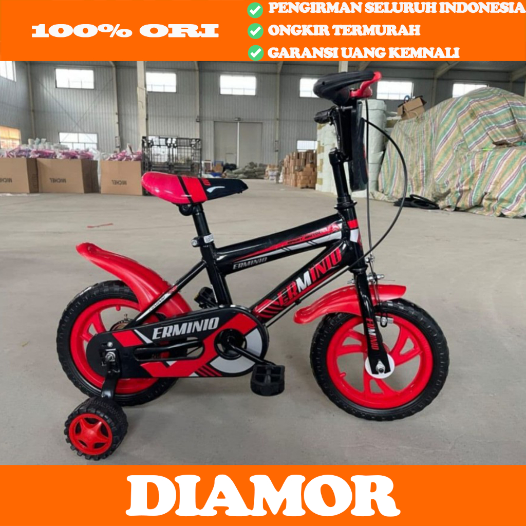 Jual Sepeda anak mini ERMINIO Ban Busa EVA type boy (anak usia 2,5 - 4 ...