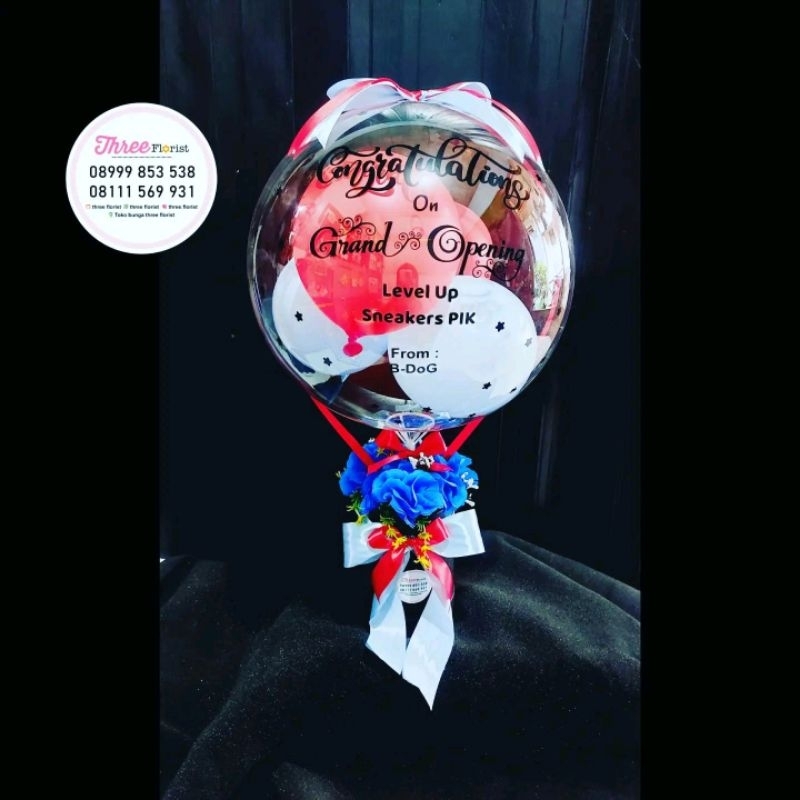 Jual box bunga balon / box bunga balon ucapan congratulations / hadiah ...
