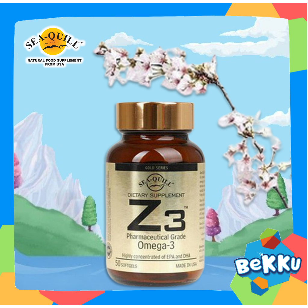 Jual Sea Quill Z3 Omega 3 Isi 50 Tablet - Menjaga Kesehatan Jantung ...