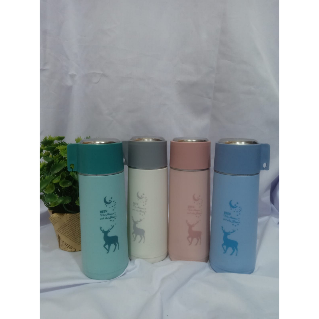 Jual Grosir termurah tumbler botol minum kaca RUSA import 450ml kecil ...