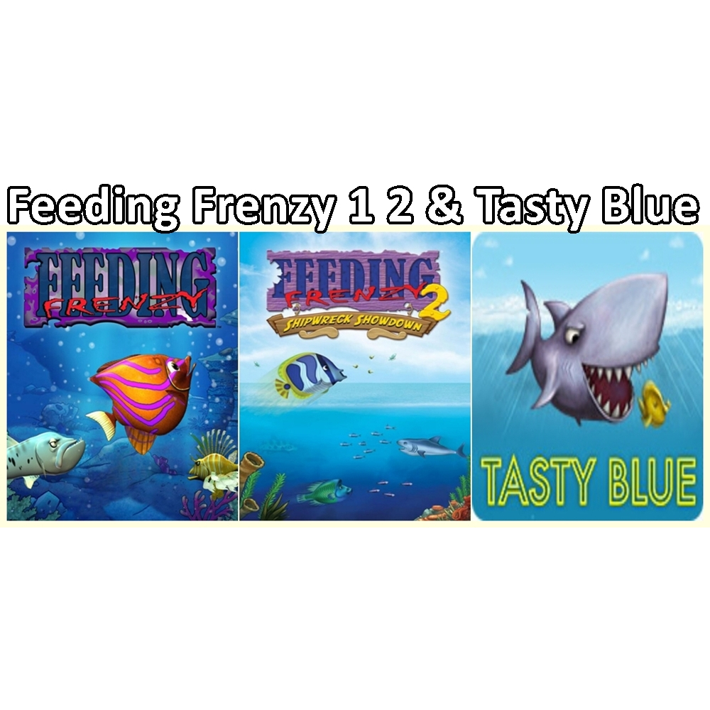 Jual Feeding Frenzy 1 2 & Tasty Blue Game untuk Komputer PC Laptop ...