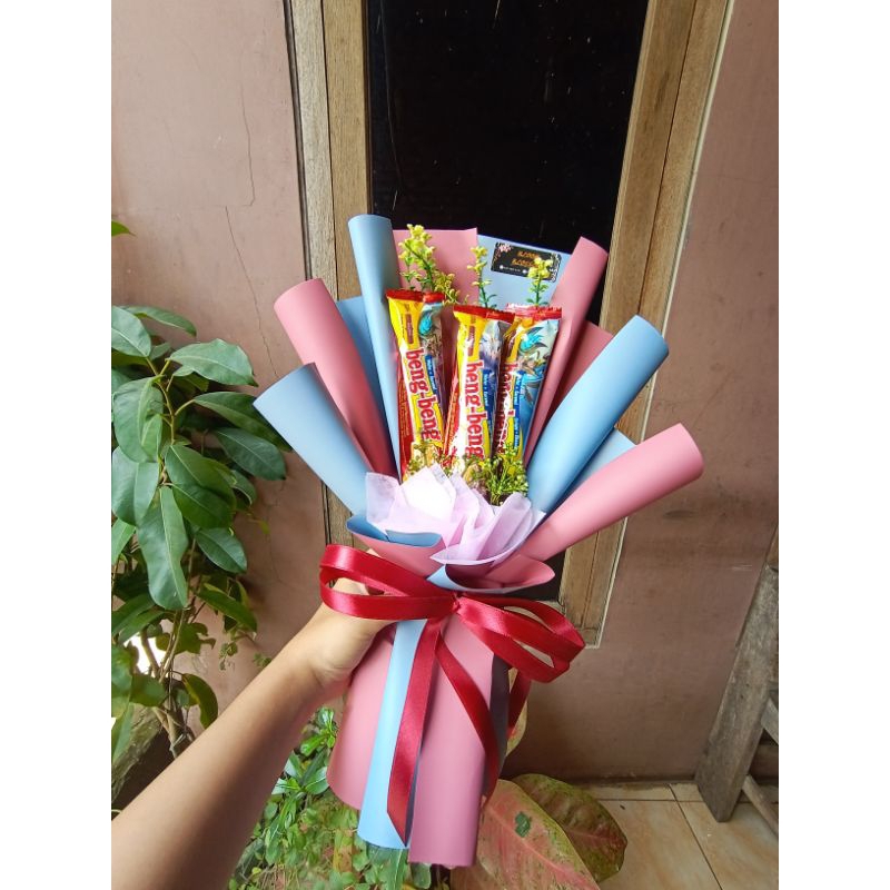 Jual Snack Bouquet - buket jajanan makanan - mini buket jajanan - buket ...