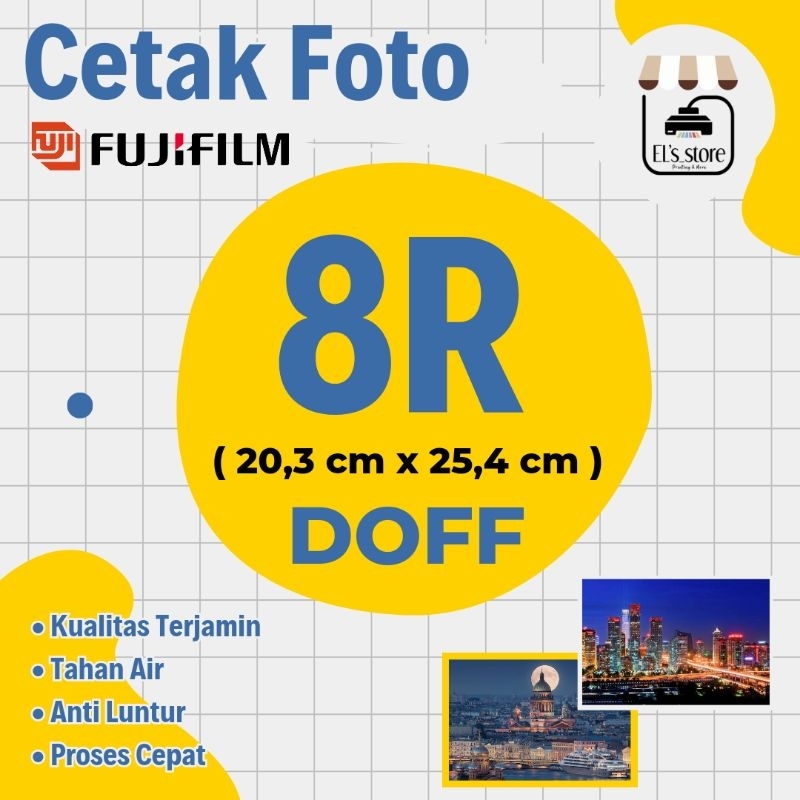 Jual Cetak Foto 8R Doff Fujifilm | Shopee Indonesia