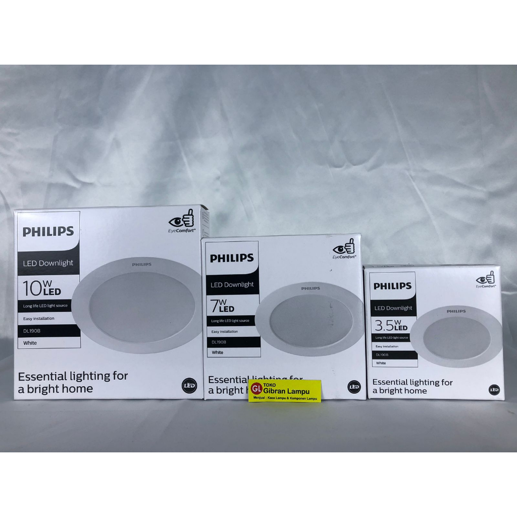 Jual Lampu LED Downlight Panel Philips Essential White 3,5w 7w 10w ...