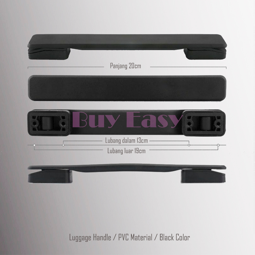 Jual Spare Part handle Koper timbul | Gagang Karet Tas Koper Premium ...