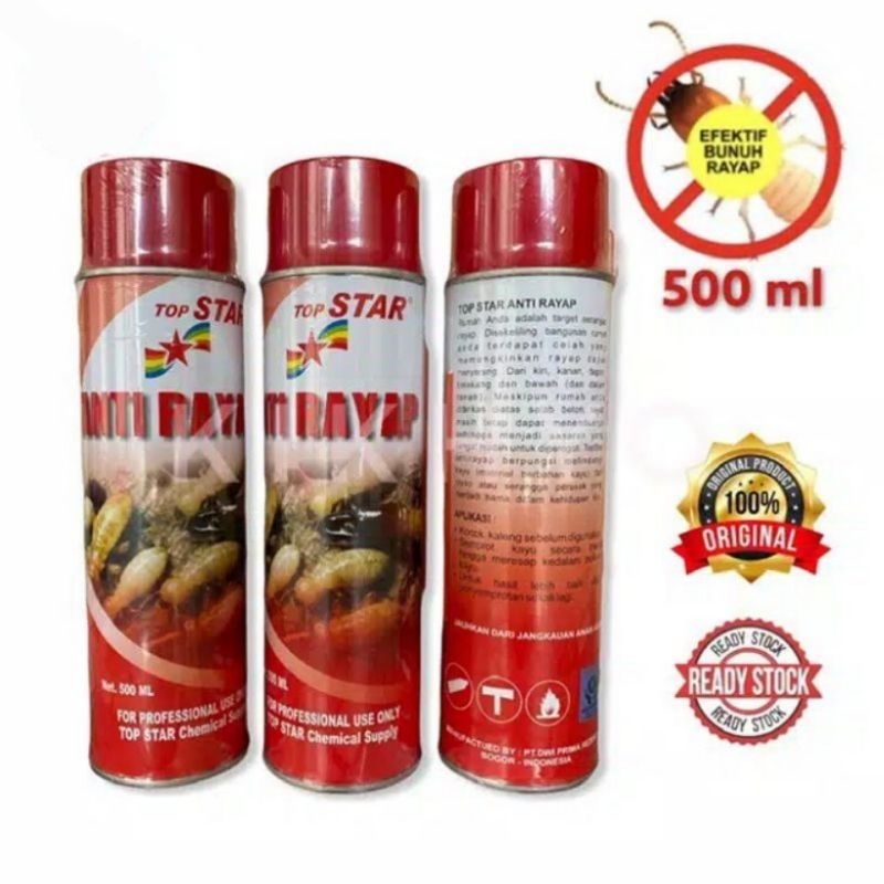 Jual Obat Anti Rayap Semprot 500ML Top Star Original | Shopee Indonesia