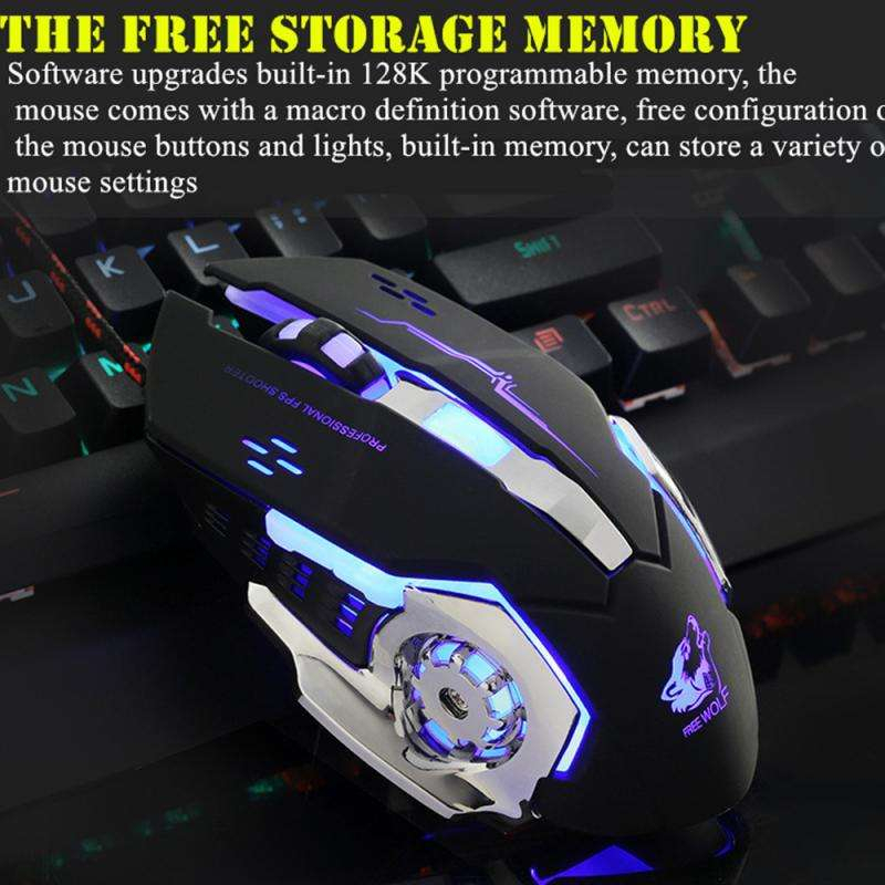 Jual Gaming Mouse RGB 6 Button Wired USB | Shopee Indonesia
