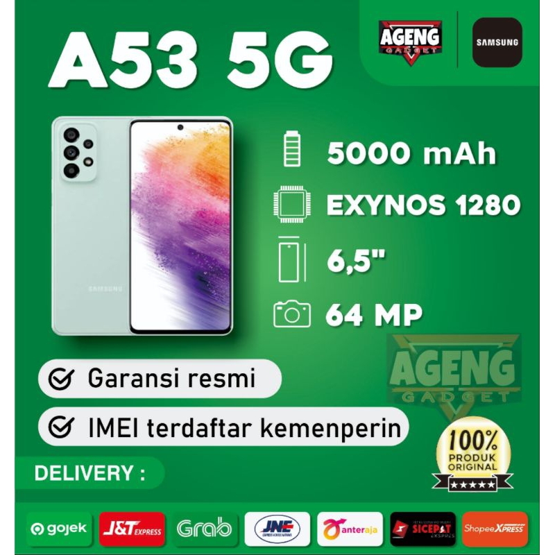 Jual Samsung A53 5G 8/256 Garansi Resmi Sein 100% original | Shopee ...