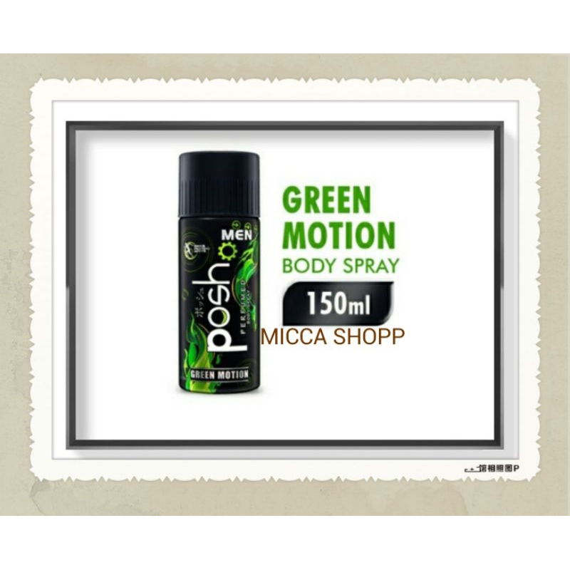 Jual POSH MEN BODY SPRAY PERFUMED 150ML / POSH MAN / POSH PARFUM ...