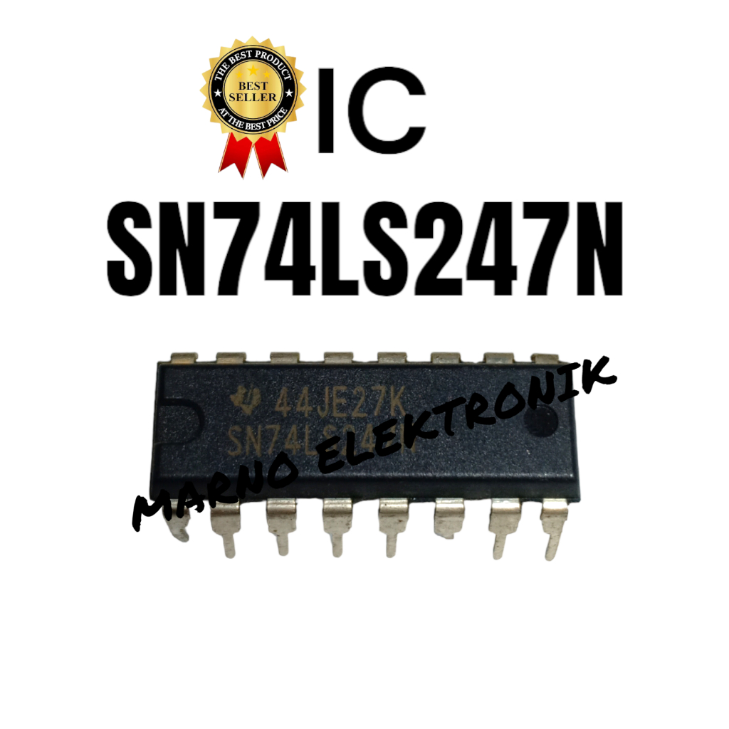 Jual IC SN74LS247N SN 74LS247N SN 74LS247 N ASLI ORI ORIGINAL | Shopee ...