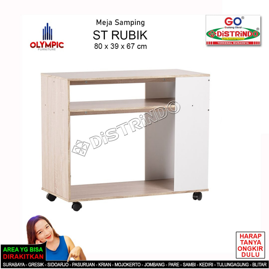 Jual Olympic Side Table / ST Rubik Meja Samping / NAKAS TROLI OLYMPIC ...