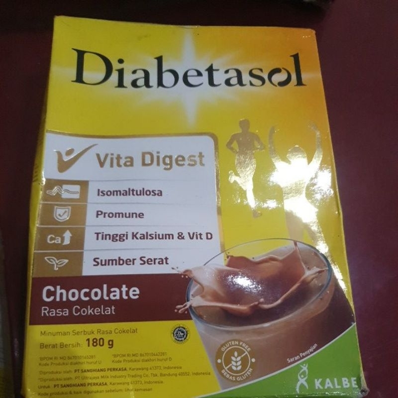Jual DIABETASOL VITA DIGEST CHOCOLATE 170g/180g | Shopee Indonesia