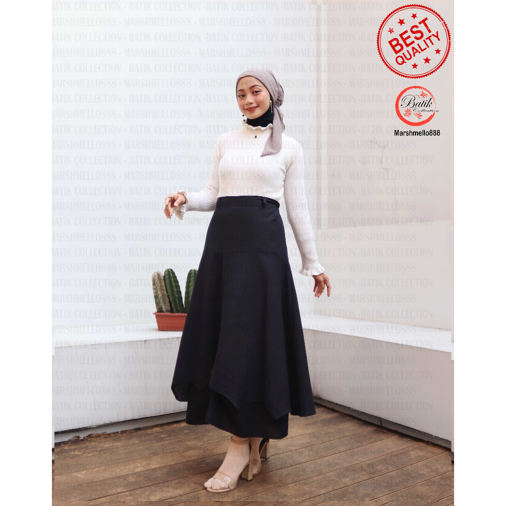 Jual Rok Korea Layer Rok Maxi Wanita Mrs6 | Shopee Indonesia