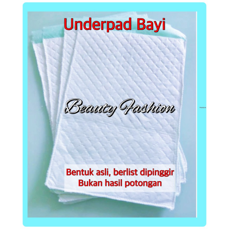 Jual POPOK BAYI BARU LAHIR UNDERPAD JAHIT PINGGIR ISI 10 BABY CLODI ...