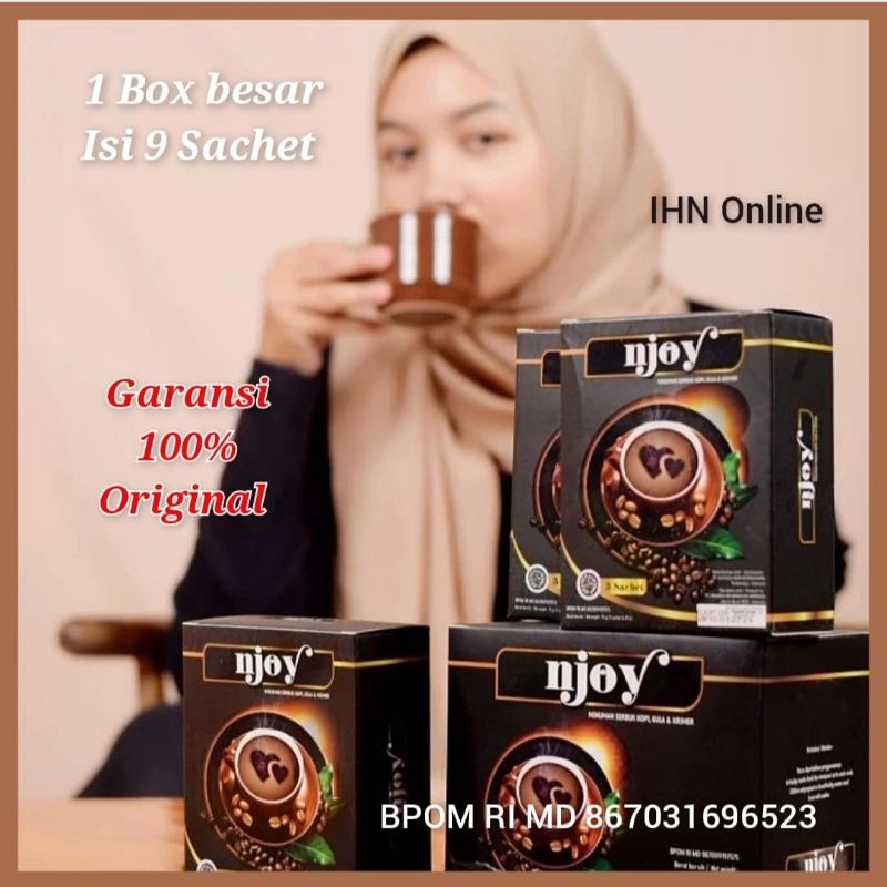 Jual KOPI NJOY ORIGINAL / KOPI NJOY BOX BESAR ISI 9 SACHET | Shopee ...