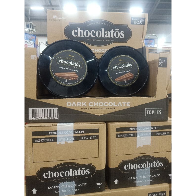 Jual CHOCOLATOS DARK CHOCOLATE 190GR (SATU DUS ISI 6 PCS) | Shopee ...