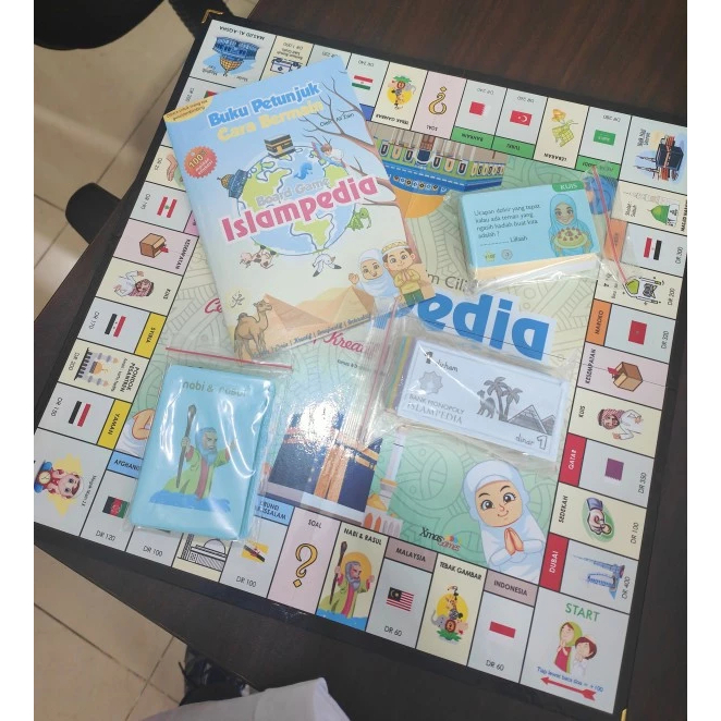 Jual Monopoli Islam Islampedia Board Game Muslim Cilik Monopoly Mainan ...