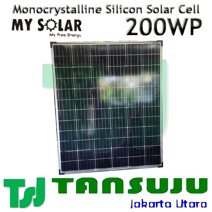 Jual Solar Panel 200WP Monocrystalline Panel Surya My Solar 200W Mono ...
