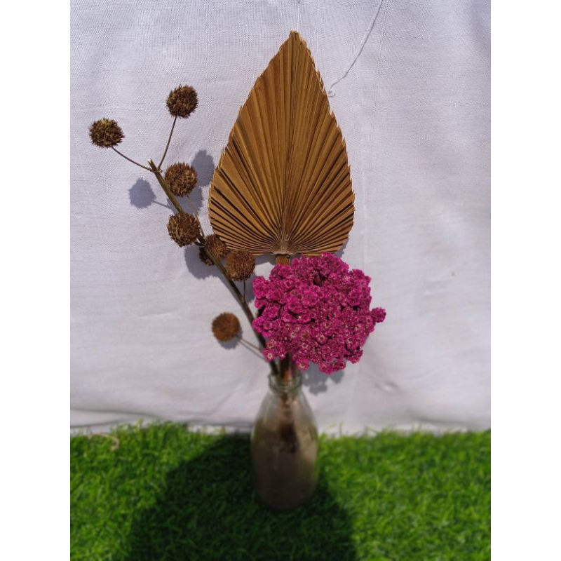 Jual paket lengkap bunga kering dekorasi rustic/bunga buket | Shopee ...