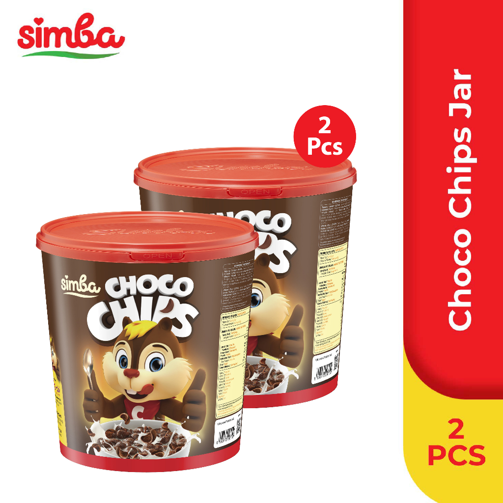 Jual Choco Chips Cereal SIMBA - 2 Choco Chips Jar 220gr Lebih Hemat ...