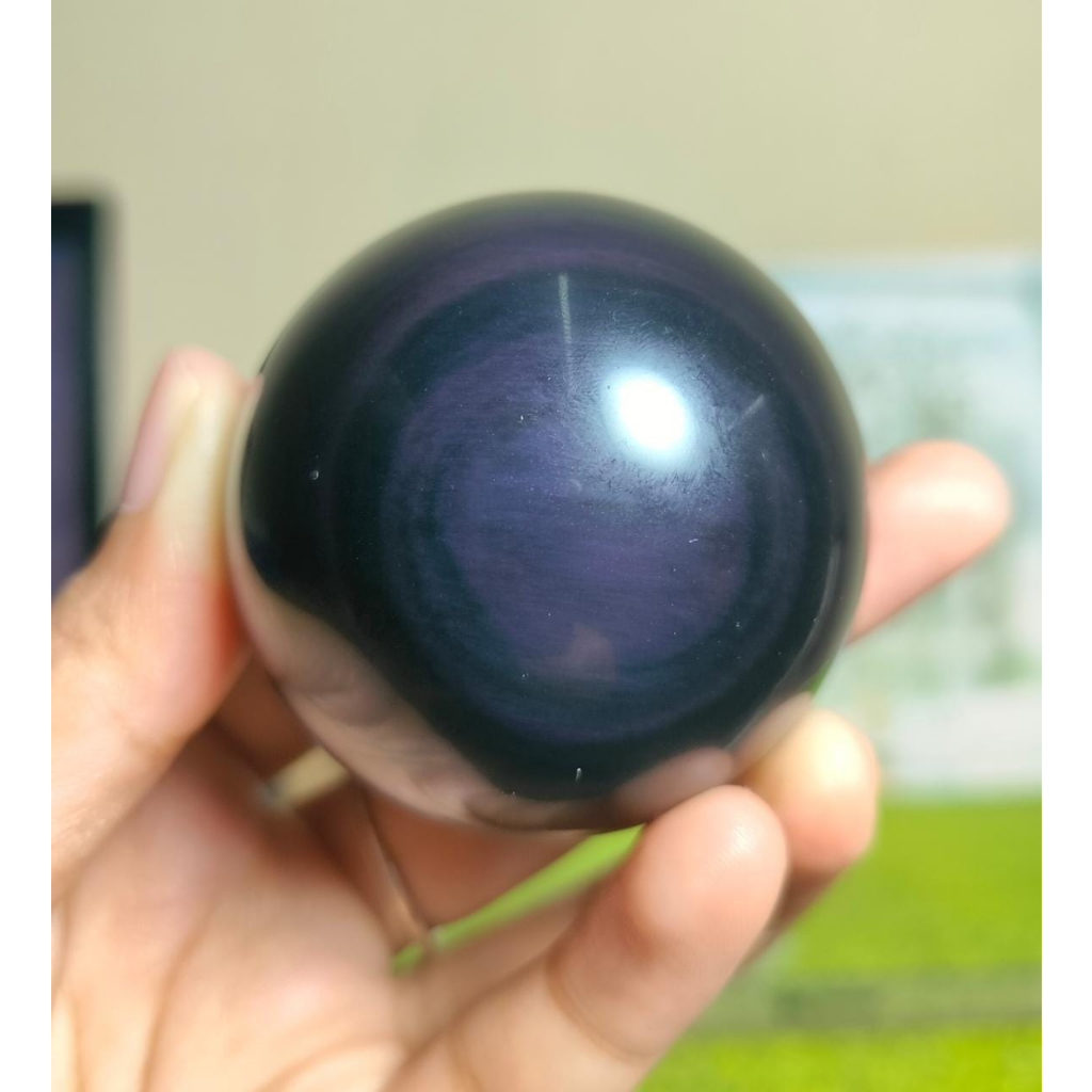 Jual Natural Rainbow Obsidian Sphere / Bola (4) | Shopee Indonesia
