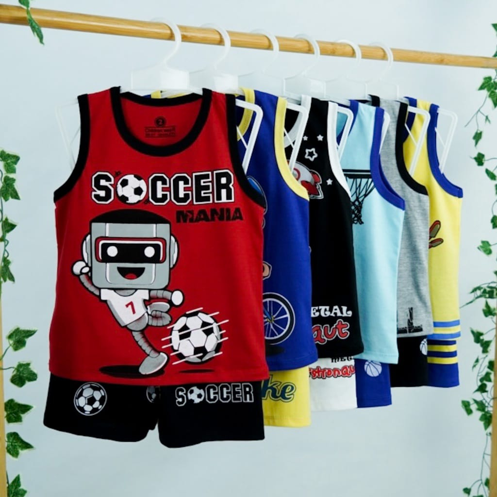 Jual SETELAN SINGLET ANAK LAKI LAKI USIA 0 1 2 3 4 5 TAHUN | Shopee ...