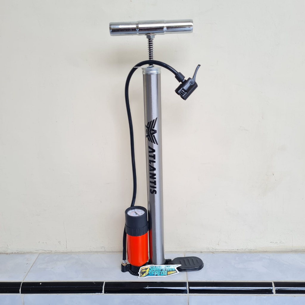 Jual Pompa Angin Atlantis P2 Tabung Besi Fixie Pompa Cop Sepeda dan ...