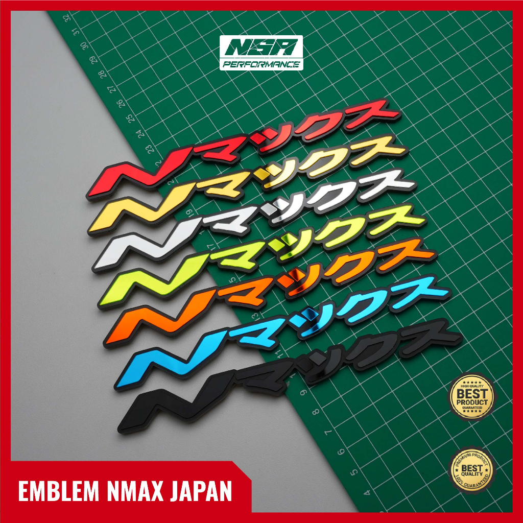 Jual NSA Emblem Nmax 2pcs Logo Nmax Japan 3d Stiker Motor Nmax Sticker ...