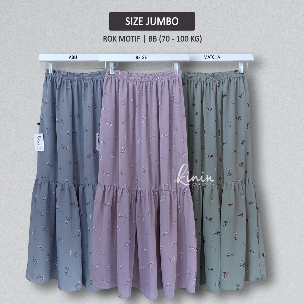 Jual ROK MOTIF RAMPLE - BY KININ DAILY | Shopee Indonesia