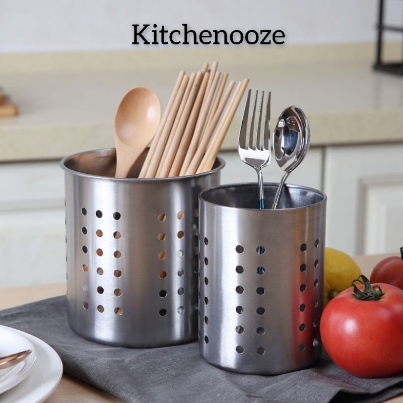 Jual Cutlery Holder Utensils Stainless Steel I Tempat Sendok Garpu ...