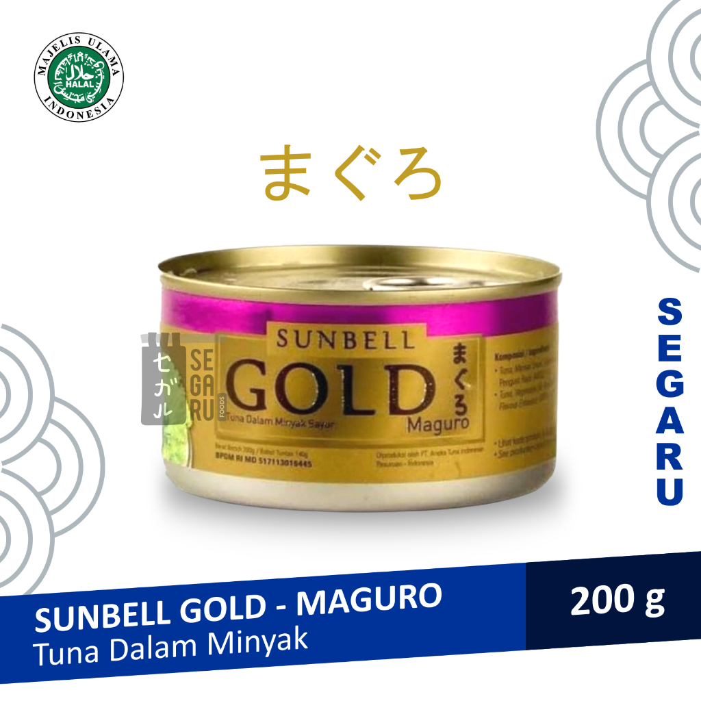 Jual SUNBELL Gold Tuna Kaleng Katsuo / Maguro 200 gr | Shopee Indonesia