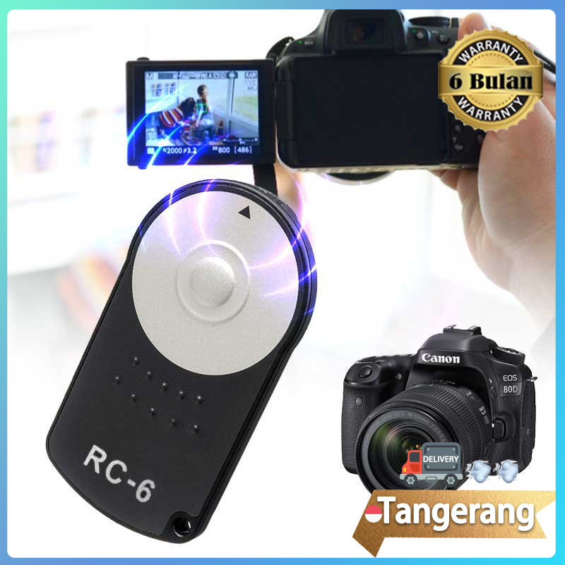 Jual Remote Shutter RC6 RC-6 Wireless Canon | Shopee Indonesia