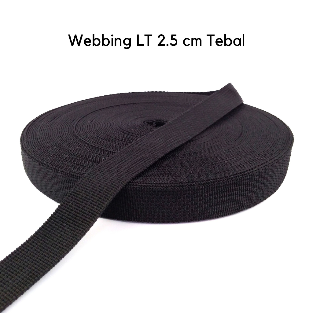 Jual Tali Webbing / Bisban LT 2.5 cm Tebal | Shopee Indonesia