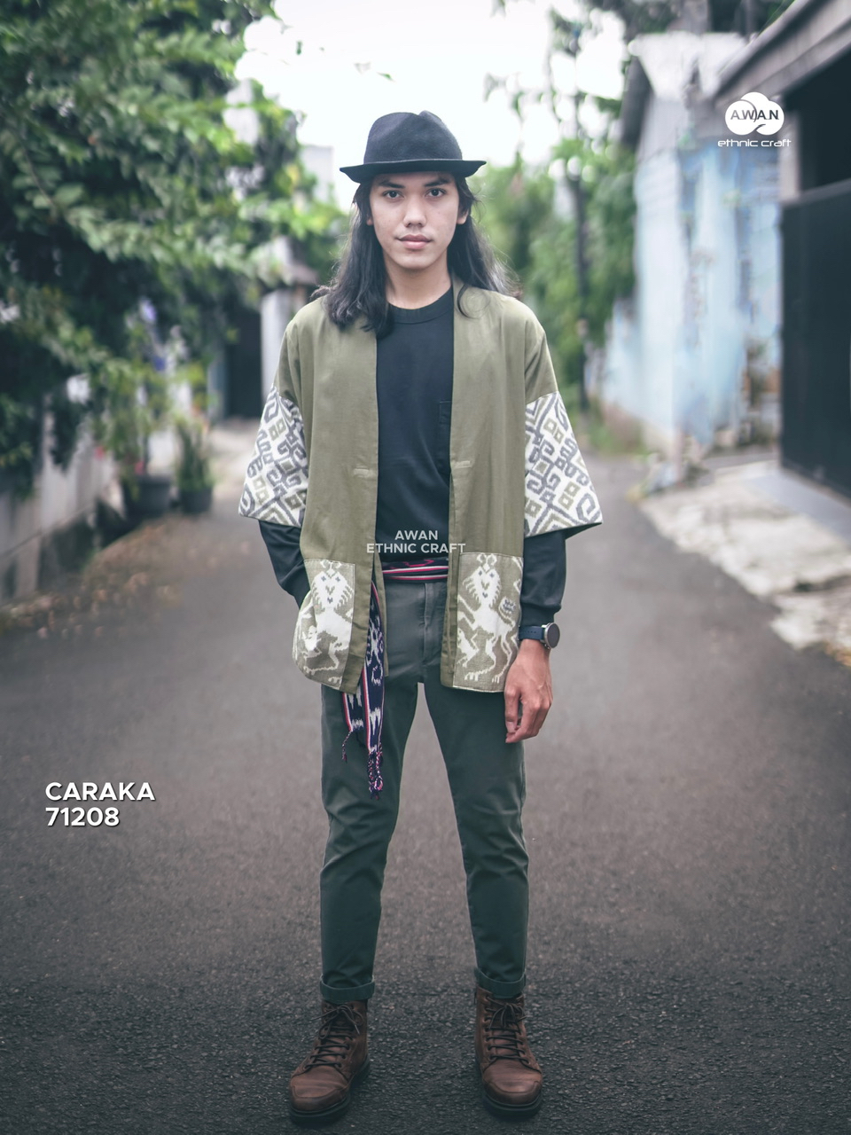 Jual Caraka Kimono Tenun Etnik Sumba Pria Wanita | Shopee Indonesia