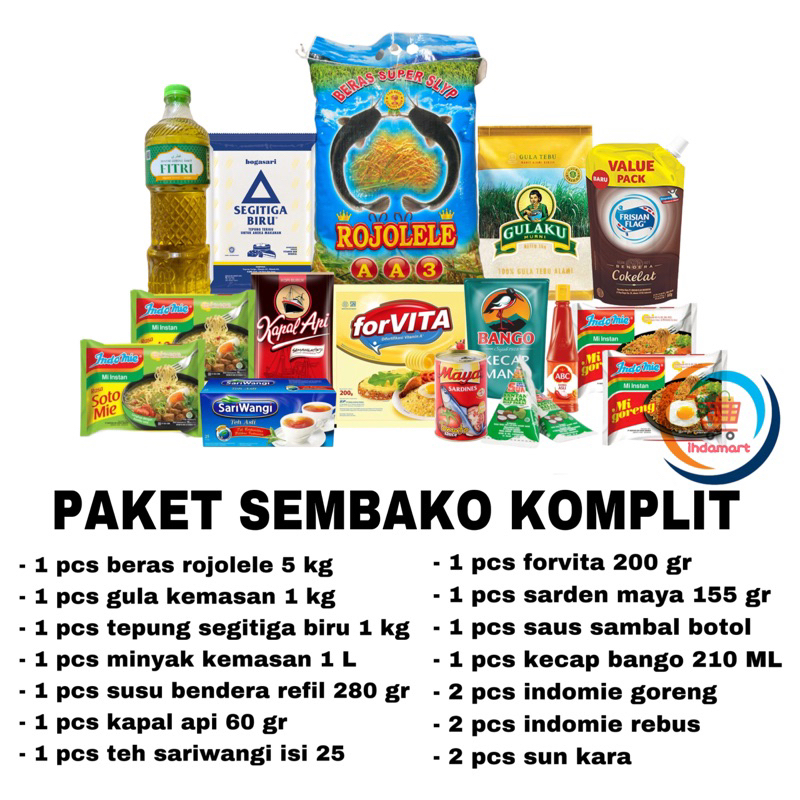 Jual Paket Sembako Murah / Hampers Pengajian / Santunan / Syukuran ...