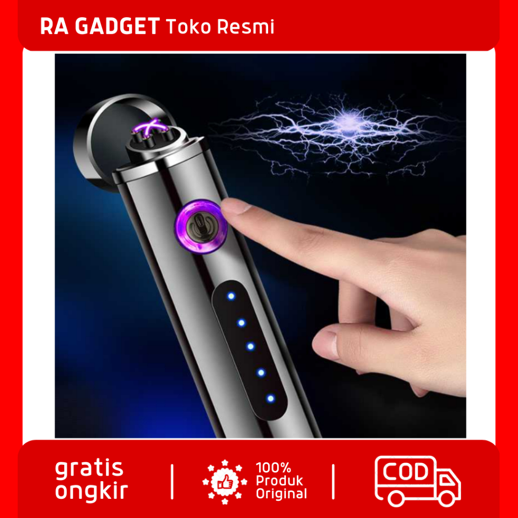 Jual Firetric Korek Api Elektrik Double Plasma Arc USB Recharge / Korek ...