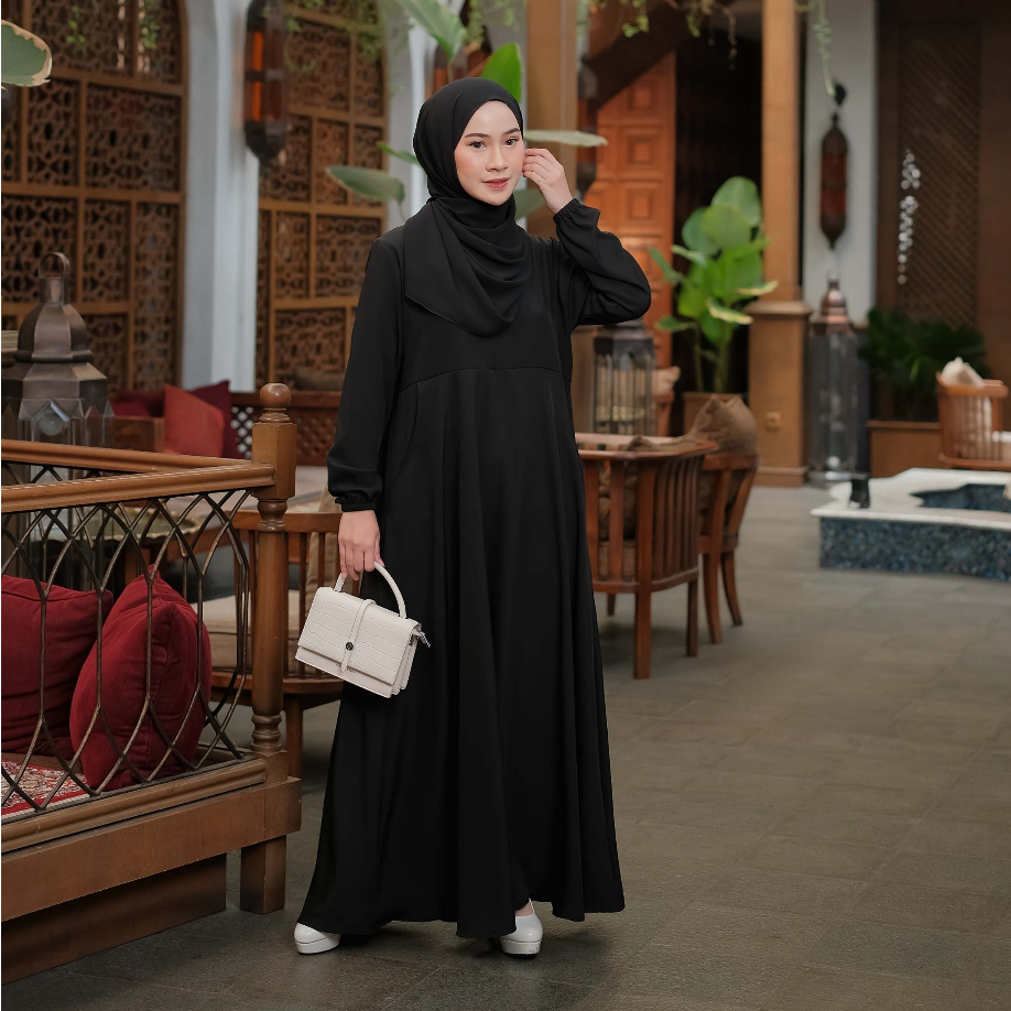 Jual Liona Dress wanita muslim Gamis cocok jadi Pakaian Muslim Daily ...