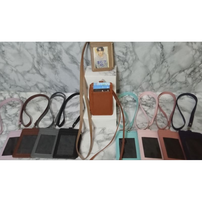 Jual card holder pria dan wanita/id card/name tag/tempat cartu | Shopee ...