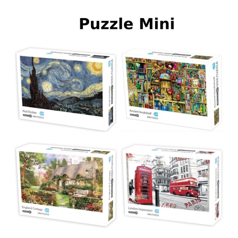 Jual Puzzle MINI 1000 pcs 42 cm x 30 cm | Shopee Indonesia